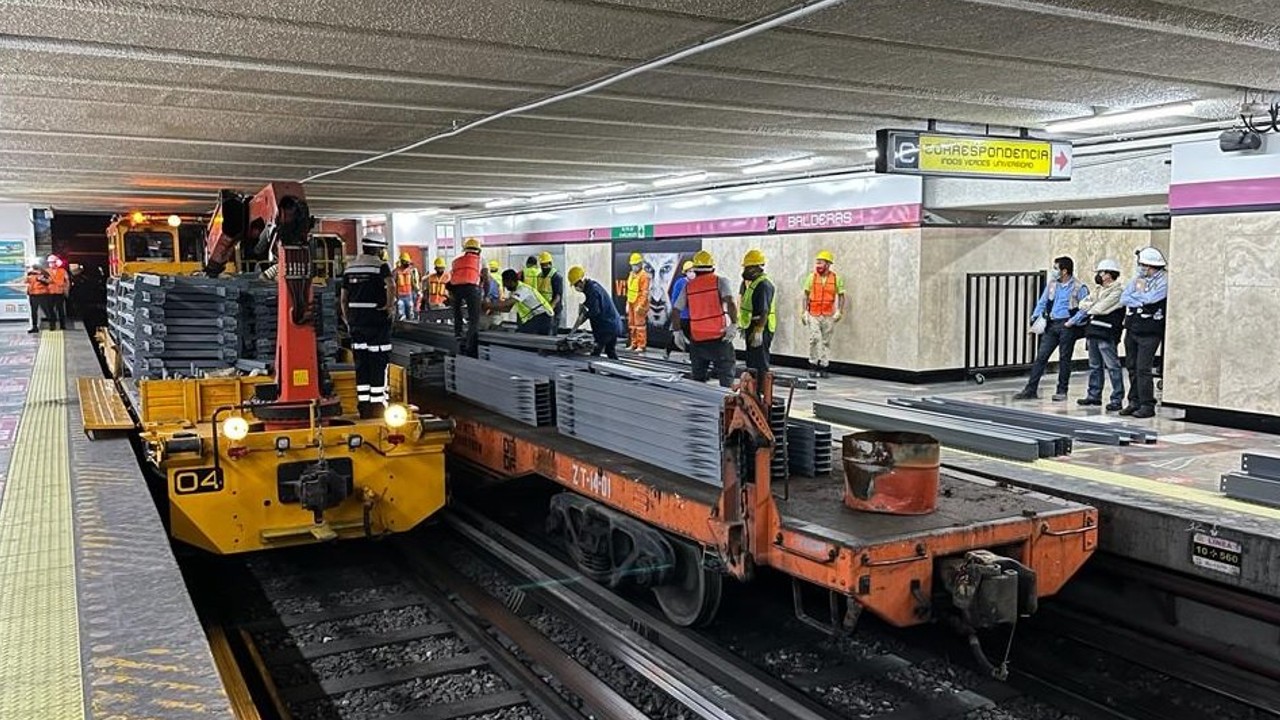 Avances de los trabajos de modernización de la nueva Línea 1 del Metro ...