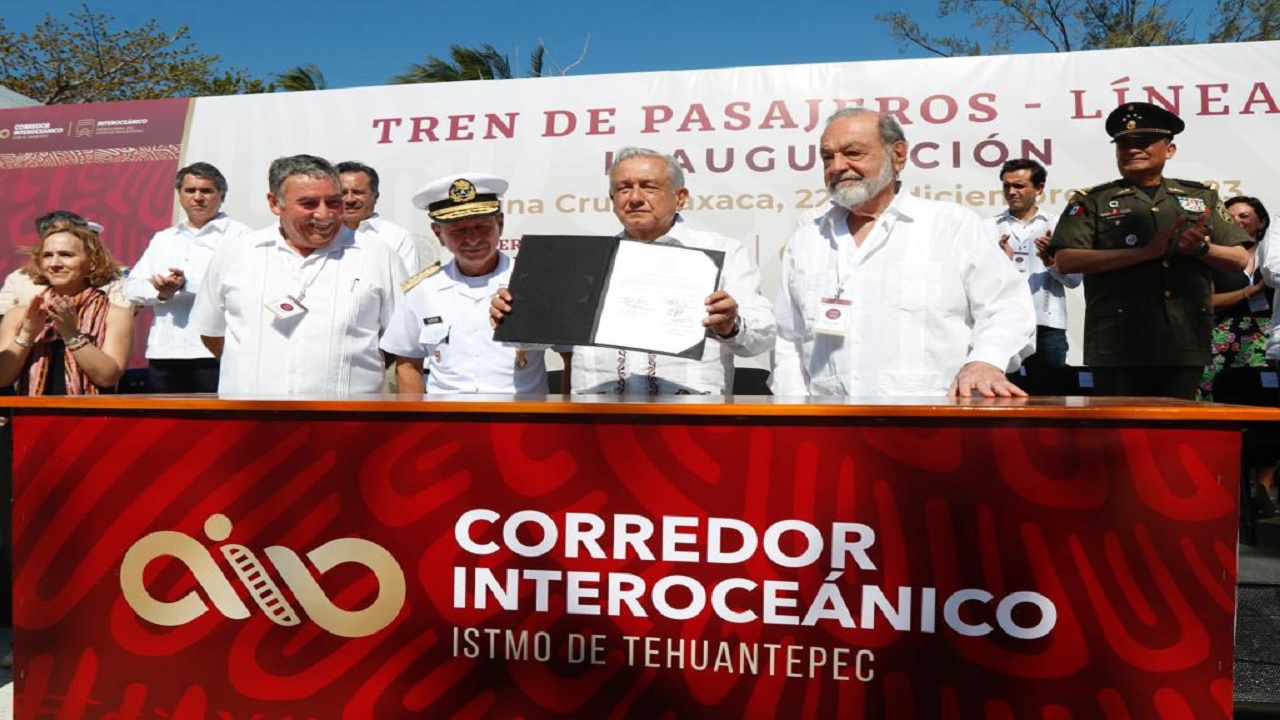 AMLO encabeza inauguración del Tren Interoceánico | La Octava AMLO encabeza inauguración del Tren Interoceánico | La Octava